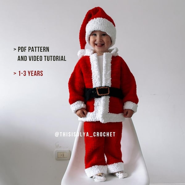 Santa Pants and Vest - Etsy