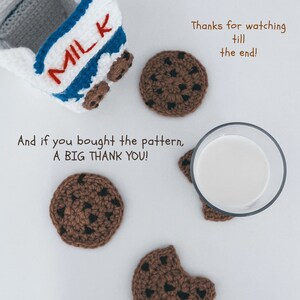 Milk Carton & Cookie Coasters Crochet Pattern: Easy Tutorial (PDF FILE ...