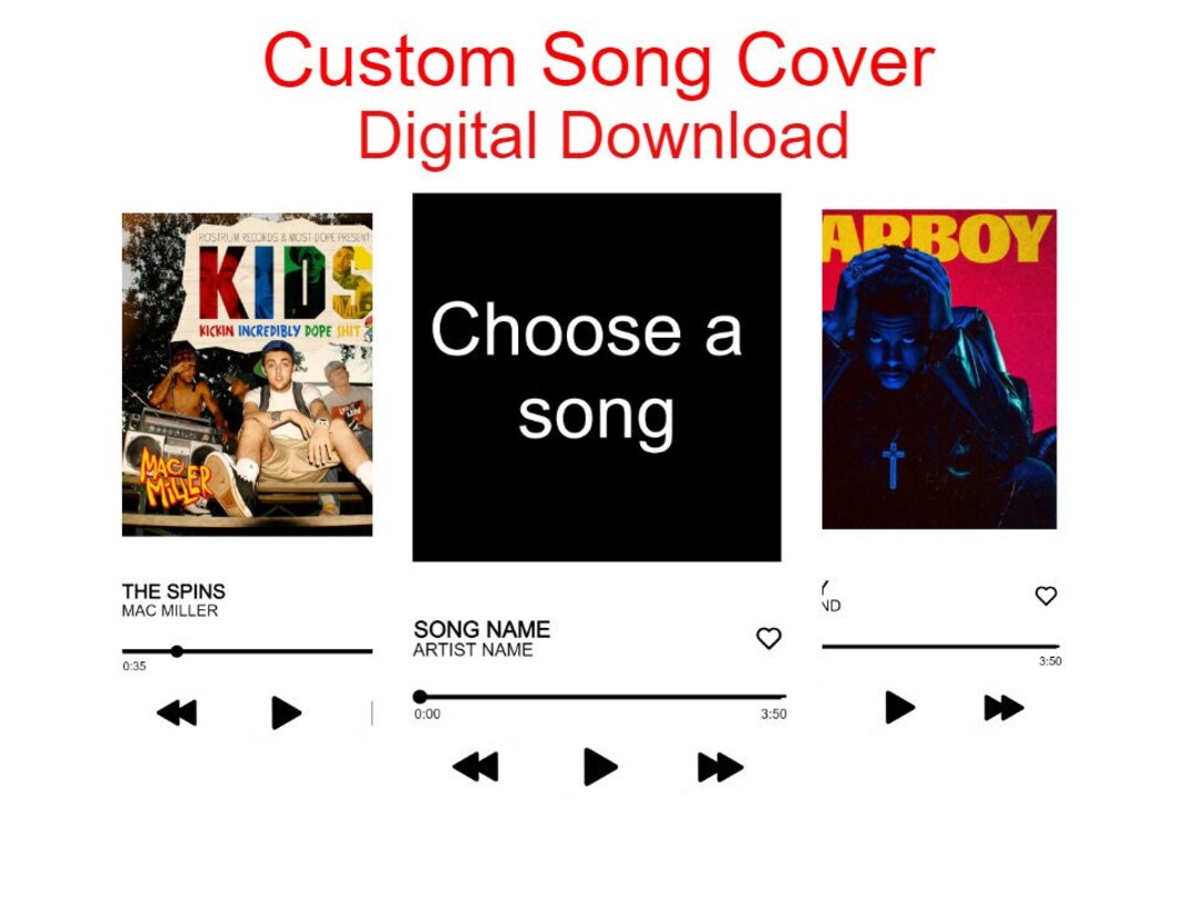 Custom Song Poster / Digital Download / Song Music Poster / Music Print ...