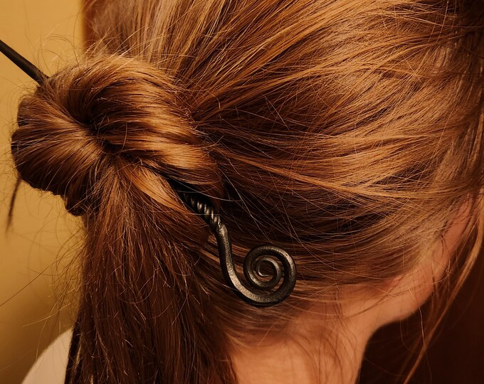 Hand Forged Hair Pin, Hair Stick, Hair Accessory - Etsy