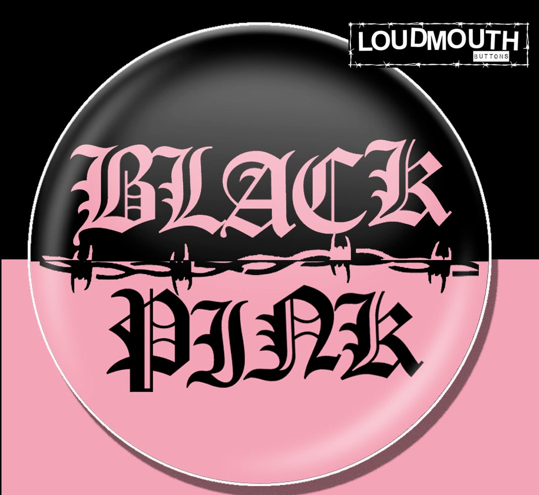 Blackpink Hardcore Punk K Pop Button 1.25" Mashup - Etsy