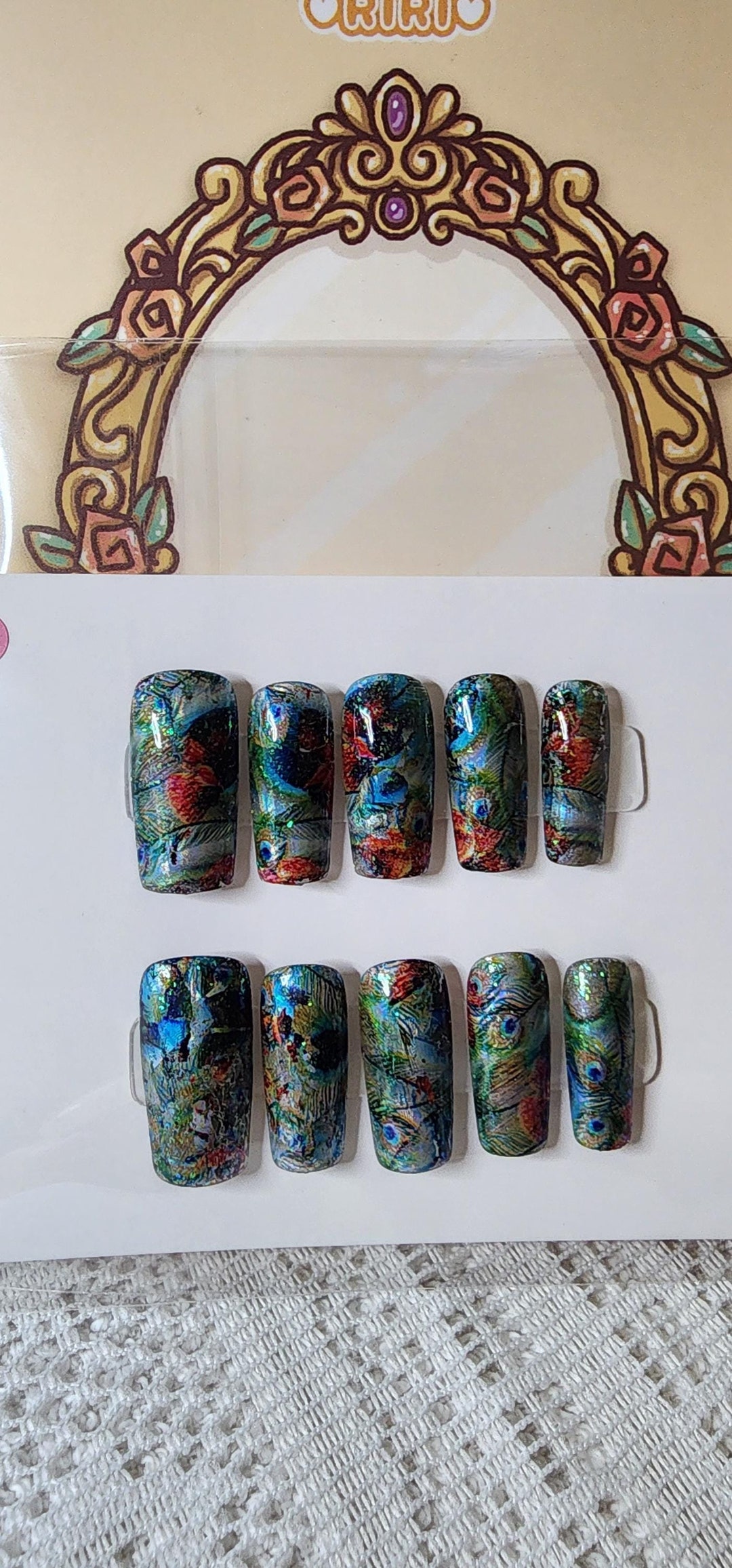 Beautiful Nail Art Handmade Sets. Readymade or Custom Designs Available ...
