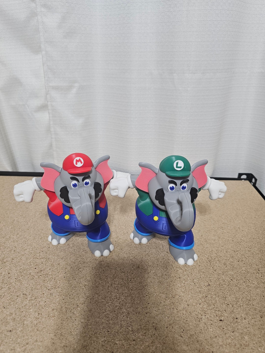 3D Printed Elephant Mario Figurine From Super Mario Wonder Unique ...