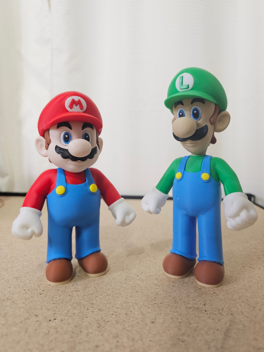 Italian Plumbers 3D Printed Figurines Mario & Luigi Collectibles - Etsy