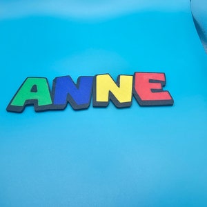 Custom 3D Printed Mario-inspired Name Plate Personalize Your Space With ...