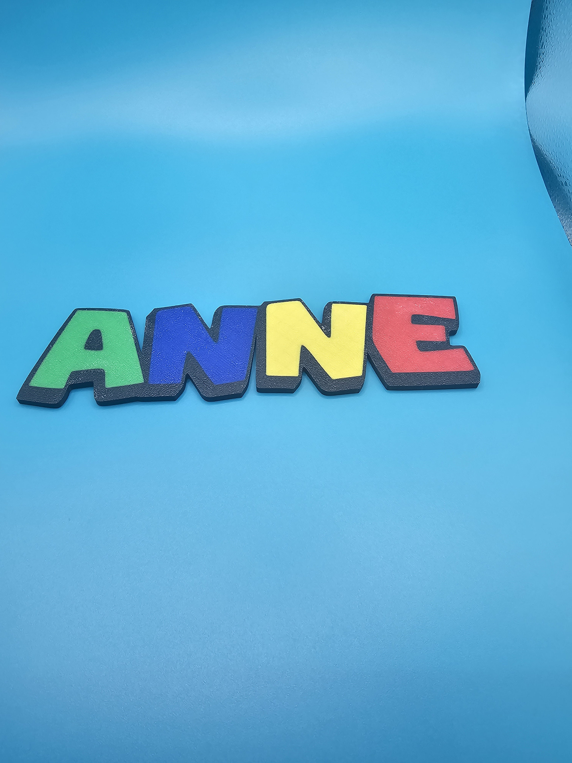 Custom 3D Printed Mario-inspired Name Plate Personalize Your Space With ...