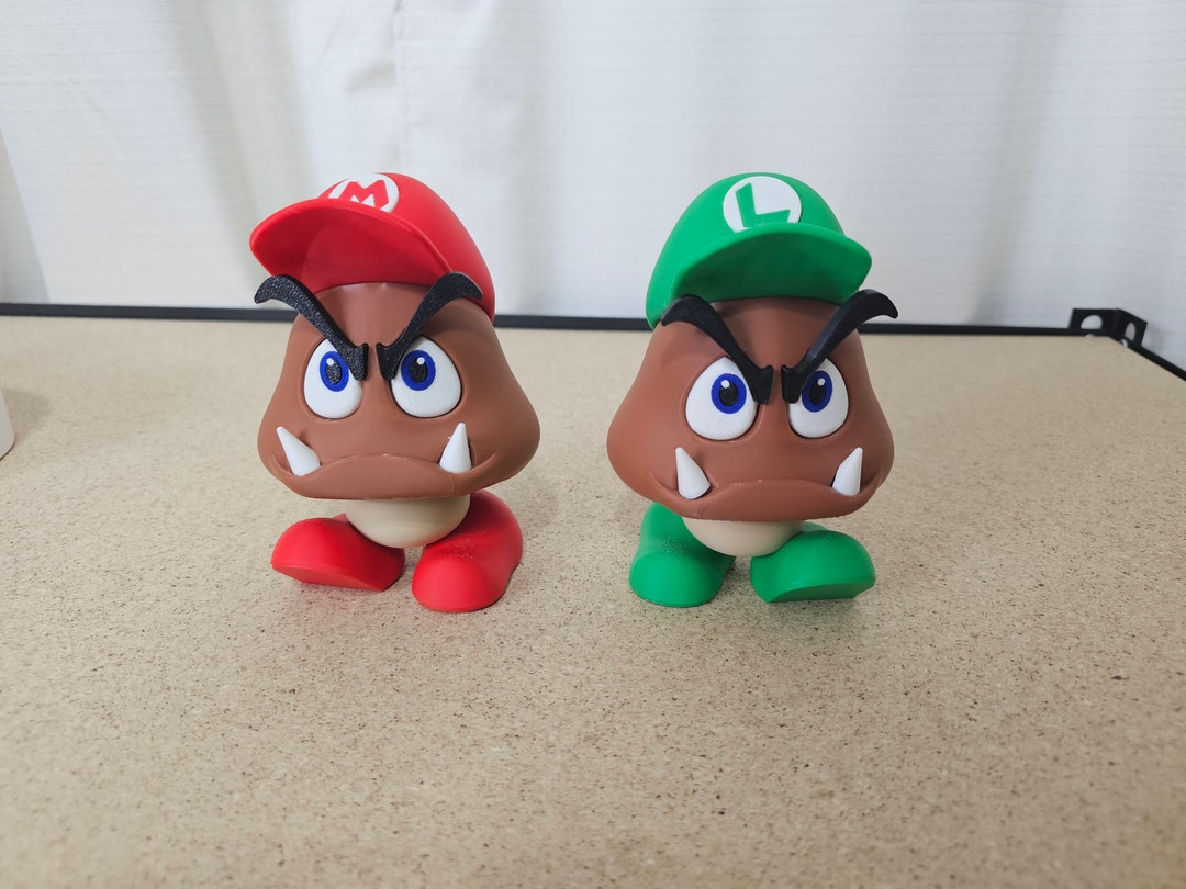 Mario & Luigi Goomba Containers Handcrafted Fun for Nintendo Fans - Etsy
