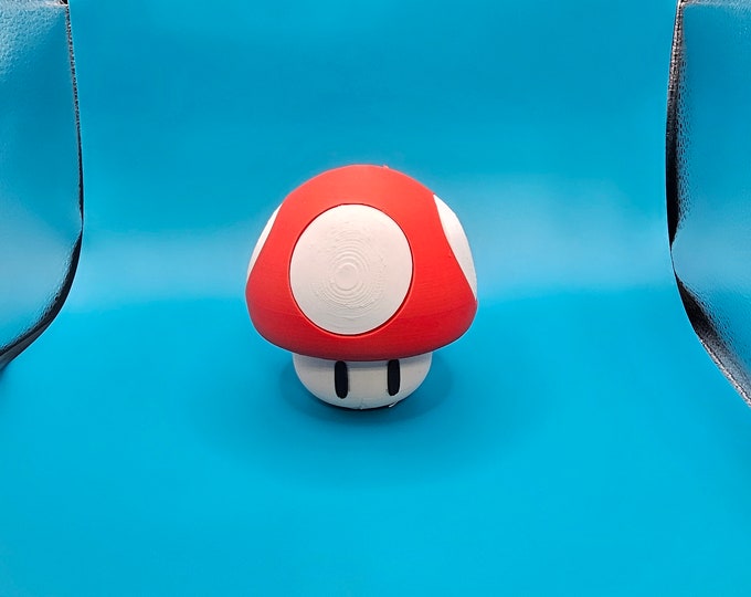Handcrafted Mario Bros Mushroom: Iconic Gaming Treasure - Etsy