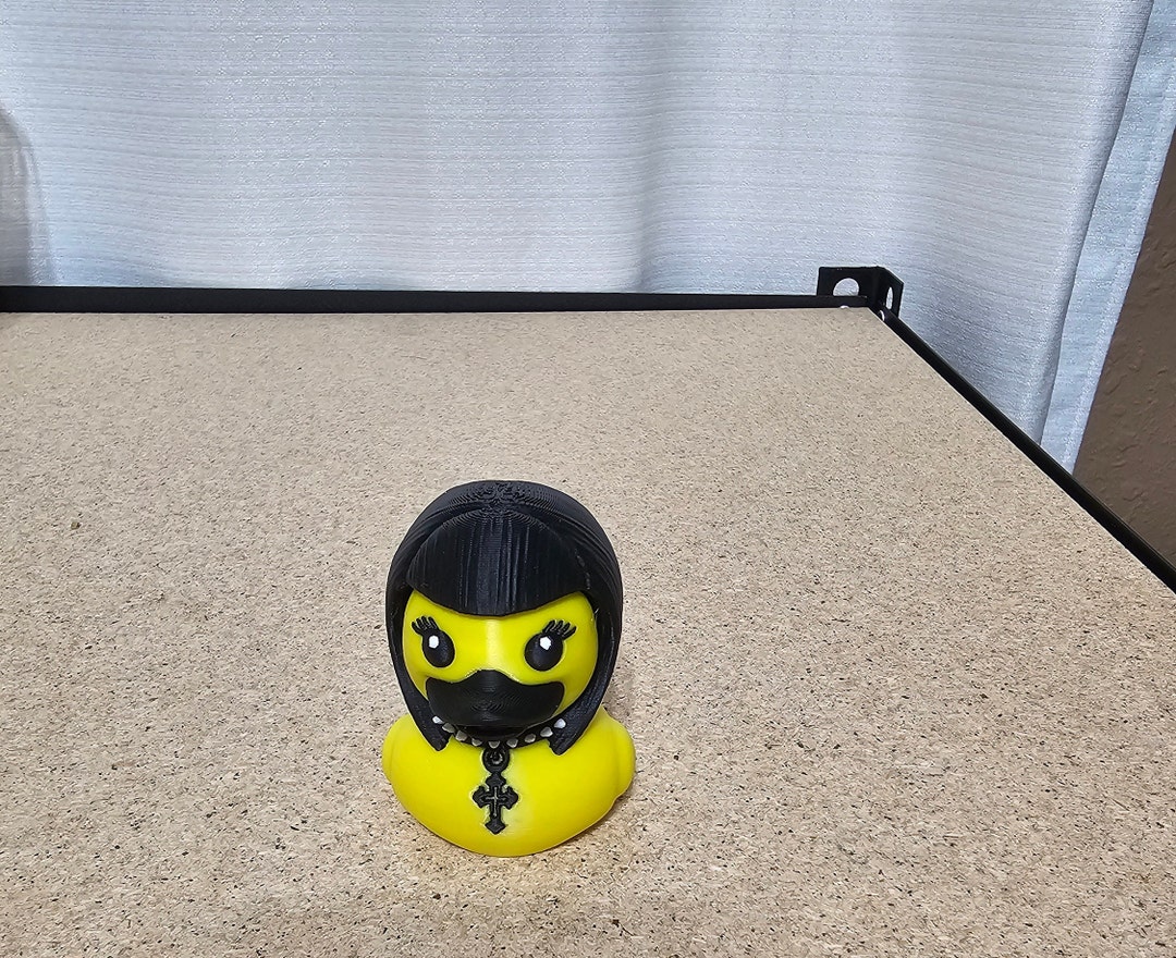Dark & Quirky: 3D Printed Goth Duck Figurine - Etsy