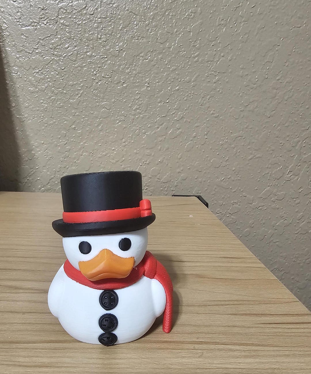 Snowman 3D Printed Duck Perfect for Jeeps or Cruise - Etsy