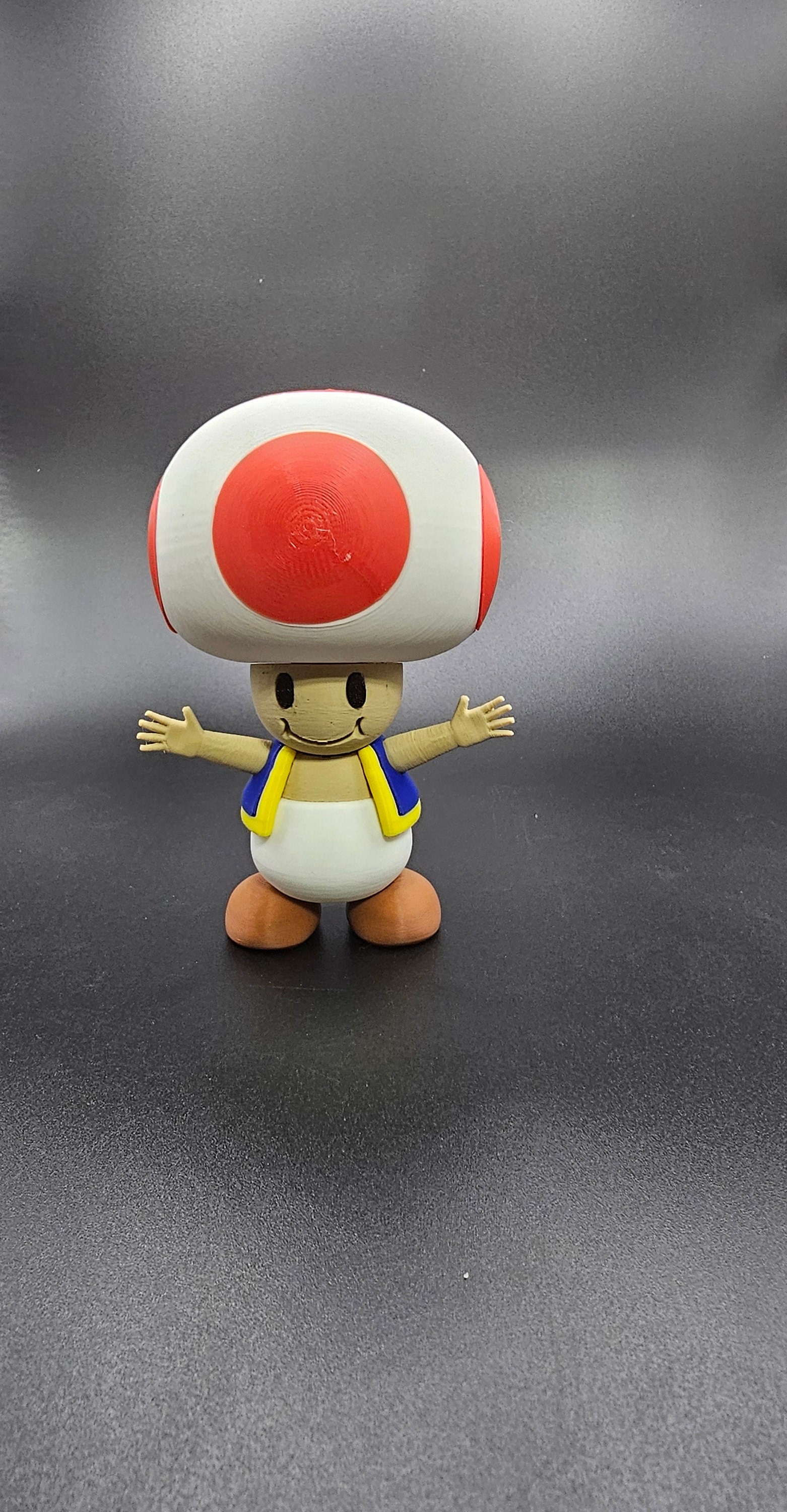 Toad From Mario Bros. 3D Print Fan Art Desk Figurine - Etsy UK