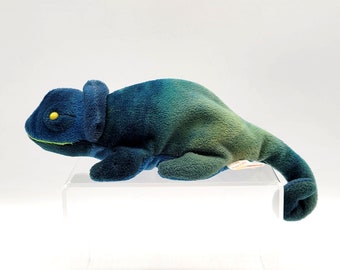 Rainbow the Chameleon TY Beanie Buddy - Etsy