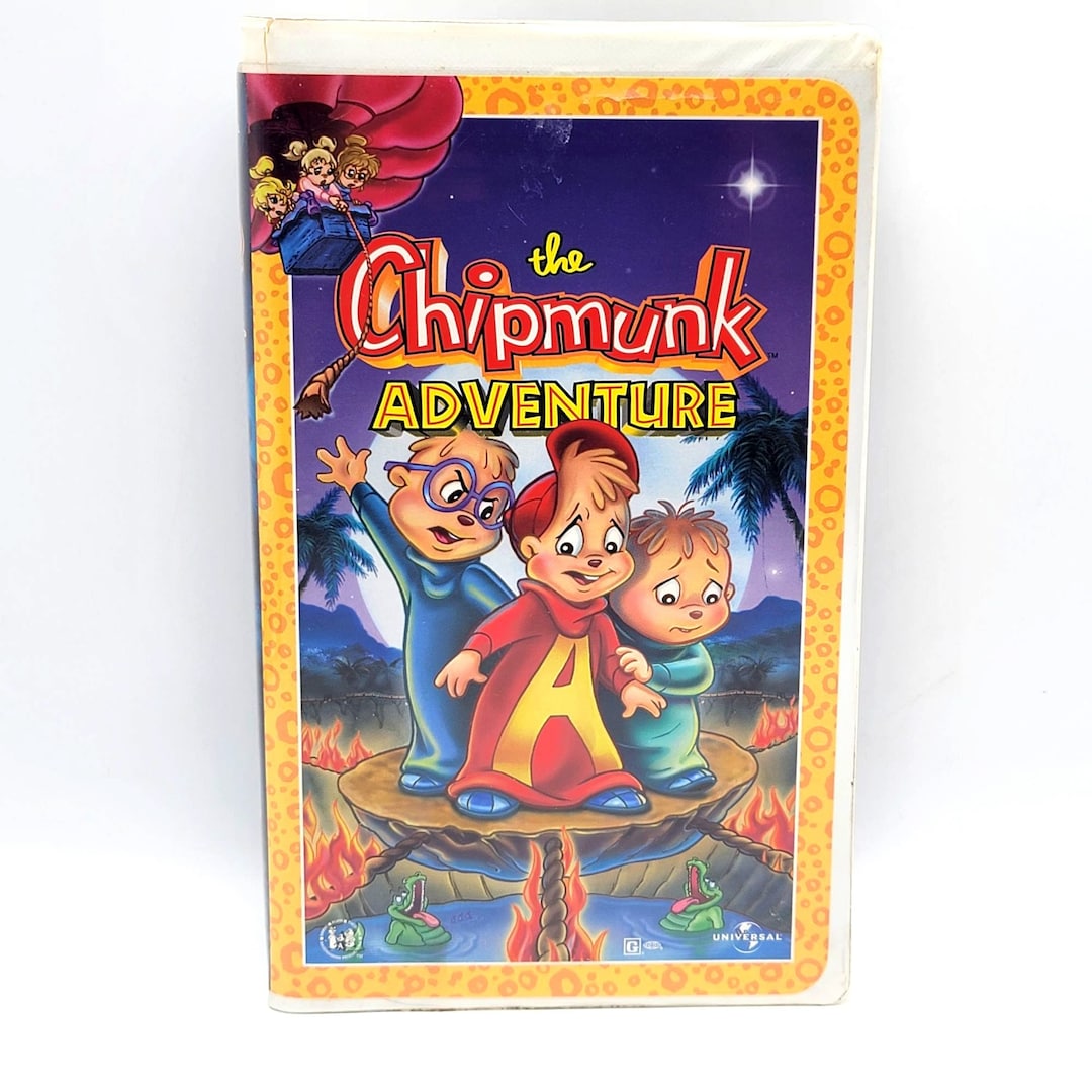 VHS the Chipmunk Adventure 1987 Modified 1998 Chipettes Original ...
