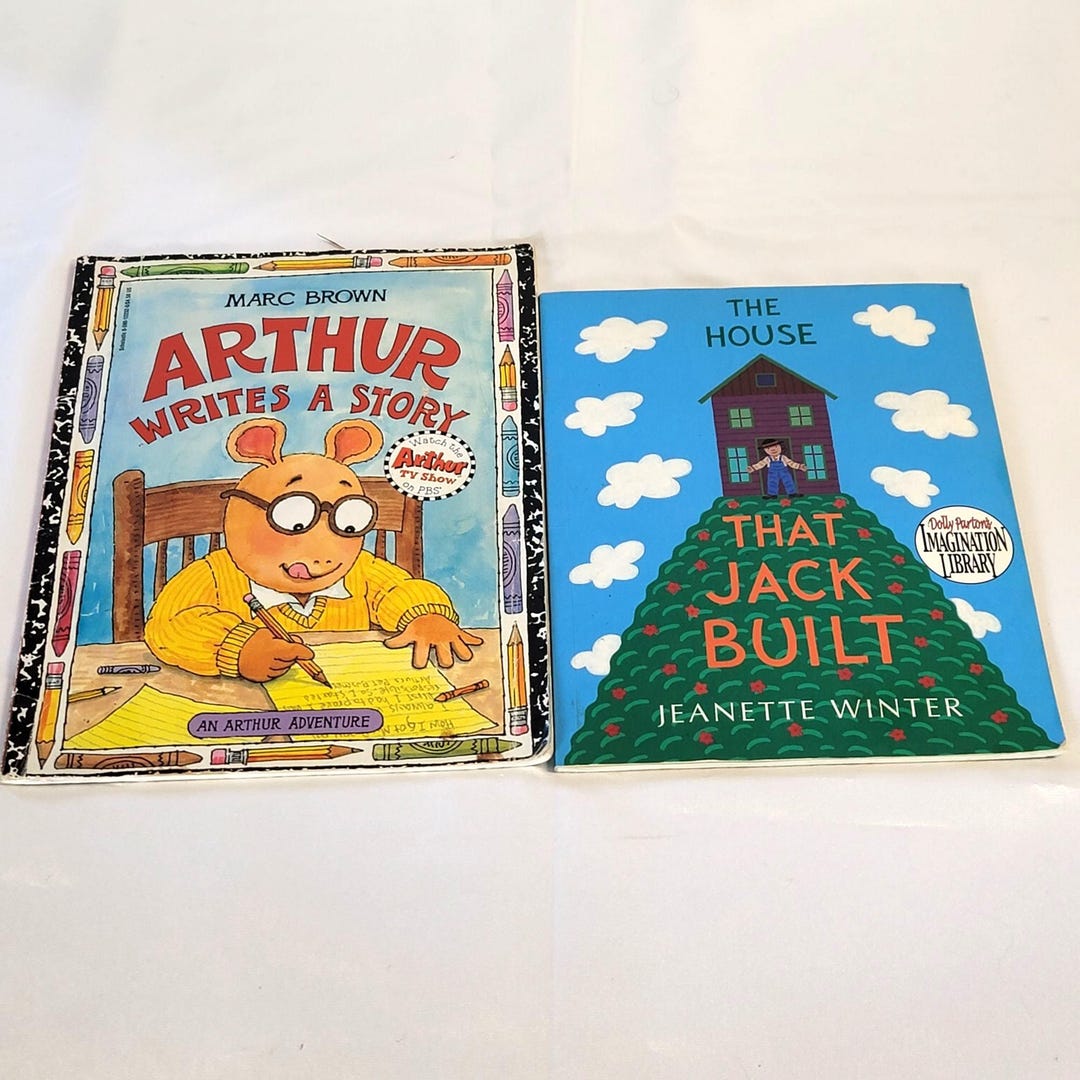 Arthur Writes A Story & the House That Jack Built Children's Books Set ...