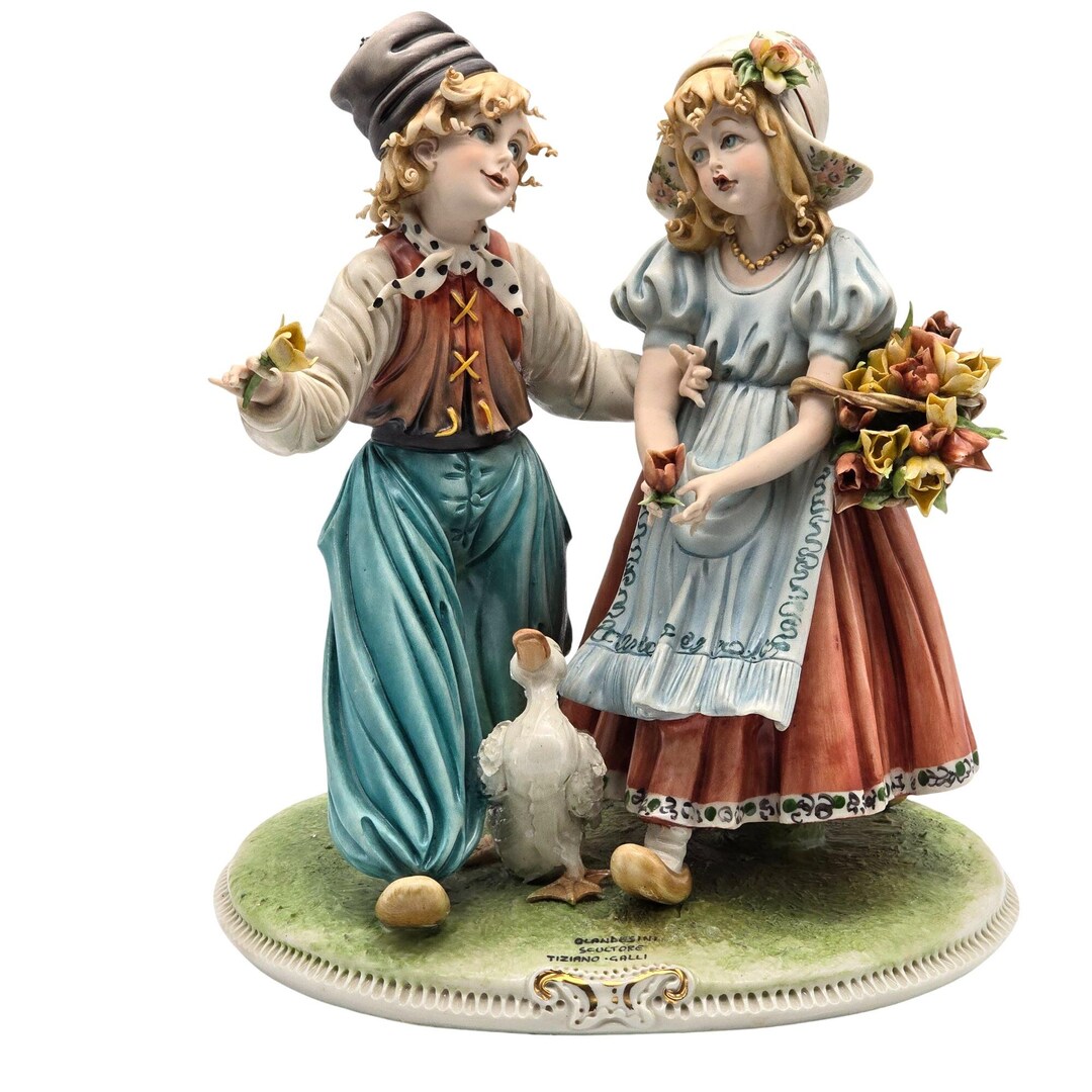 VTG Tiziano Galli Porcelain Figurine by Sculptor olandesini Italy 9.0 ...
