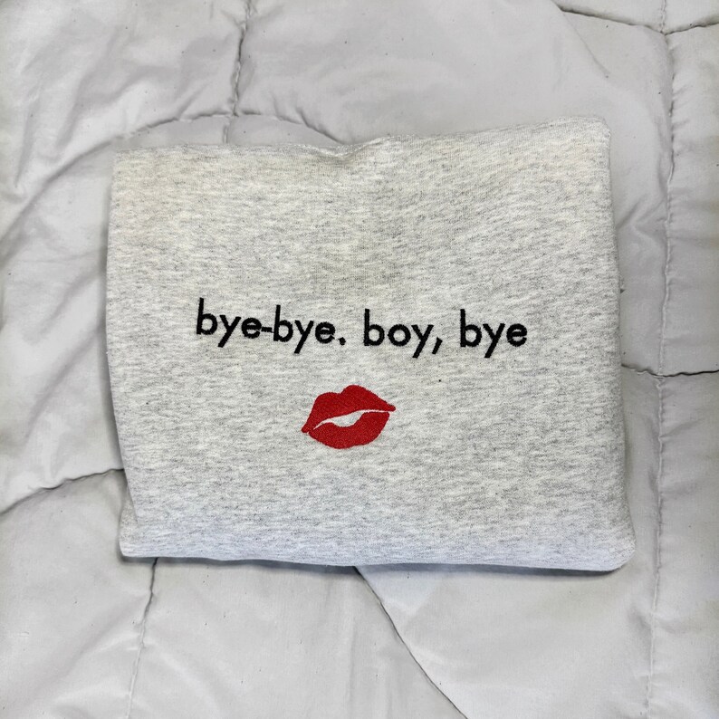Ariana Grande Eternal Sunshine Bye Embroidered Sweatshirt | Embroidered ...