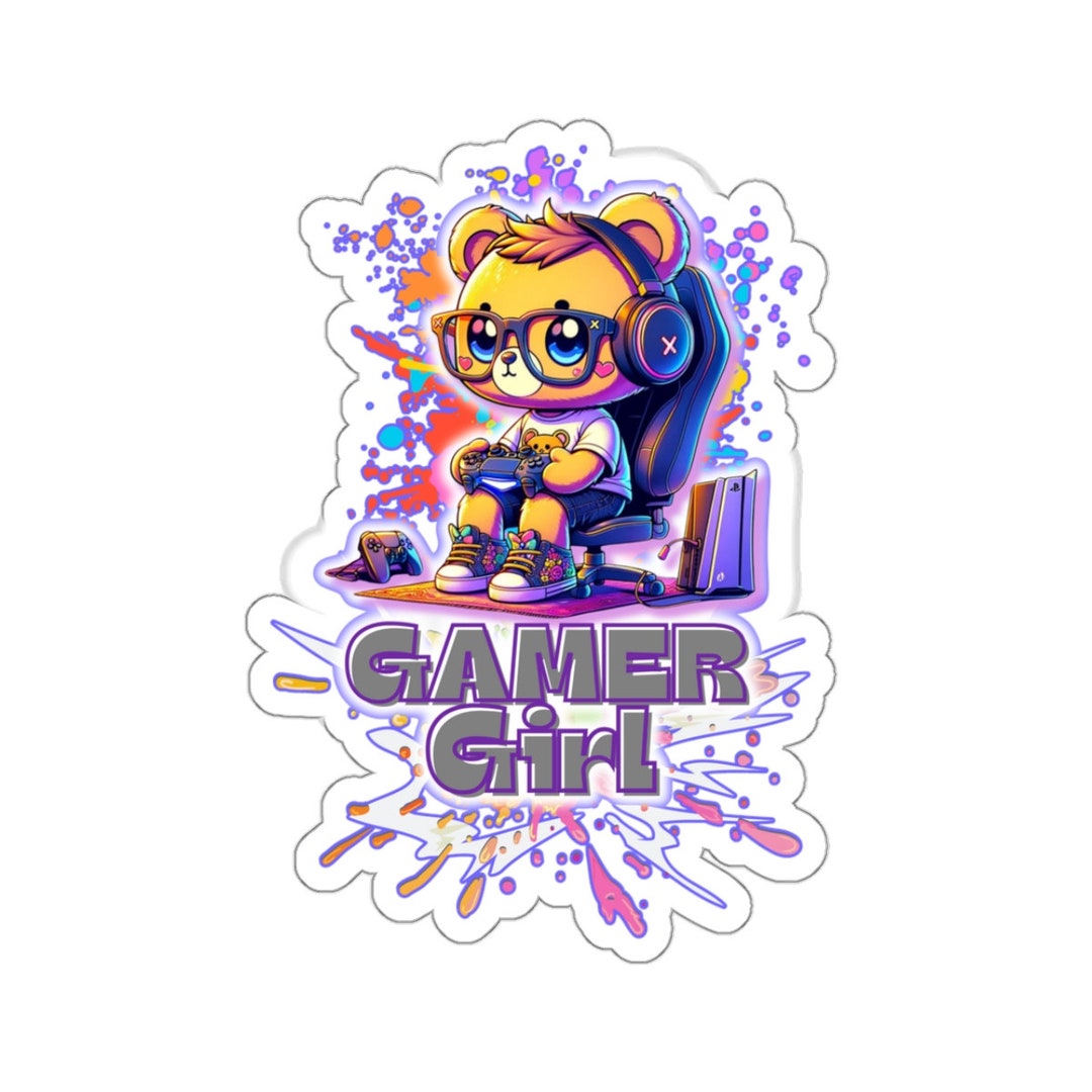 Stickers-vinyl Decals Stickers Labels. GAMER GIRL - Etsy