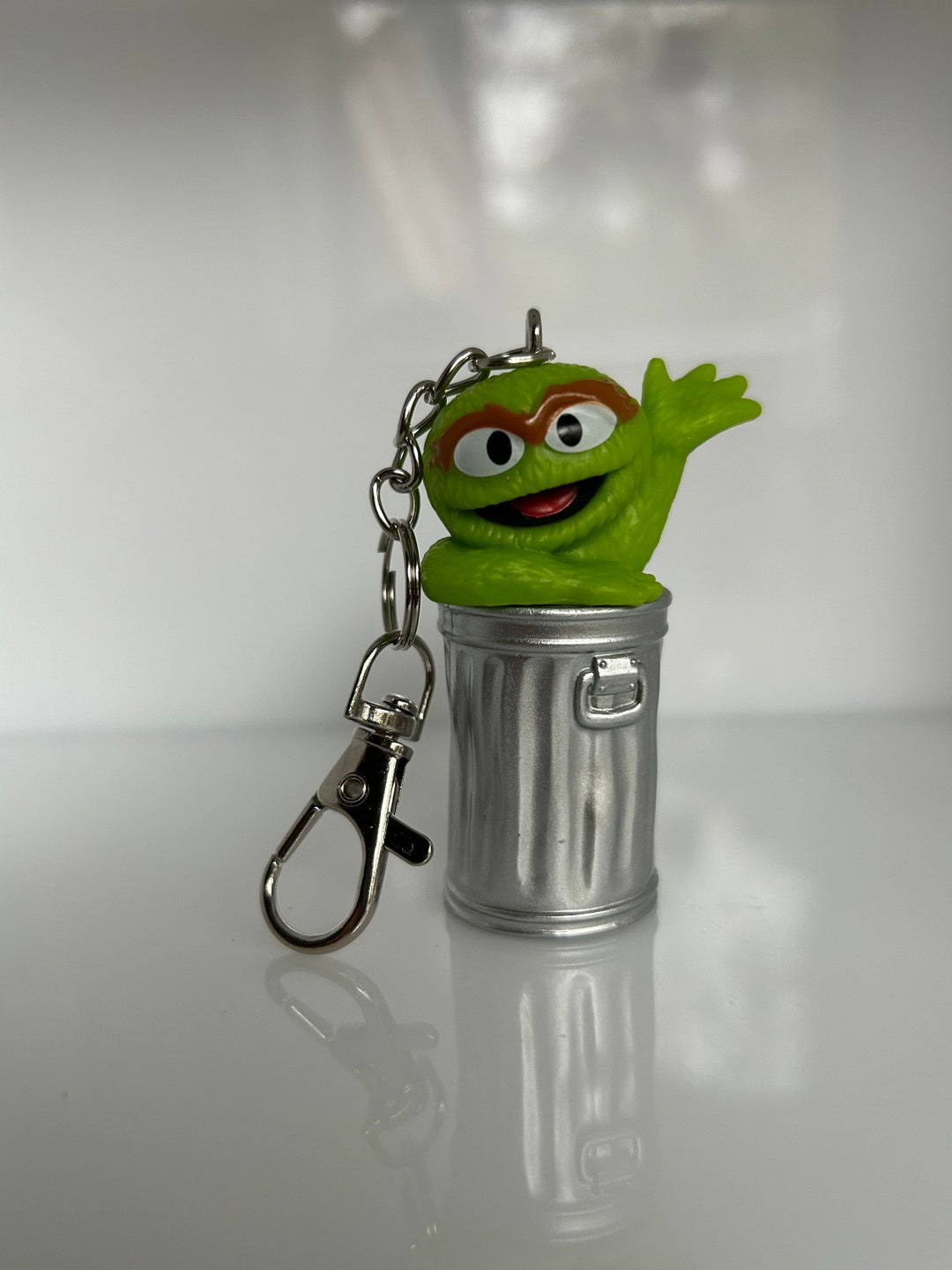Oscar the Grouch Handmade Purse Charm, Backpack Charm, or Keychain ...