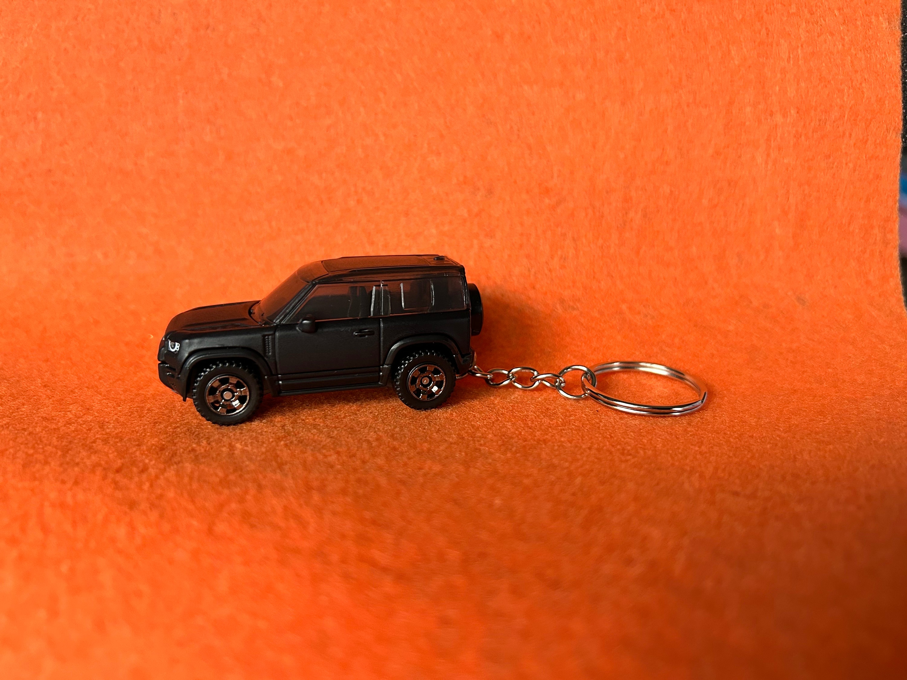 Black 2020 Land Rover Defender 90 Custom Made Keychain Official ...