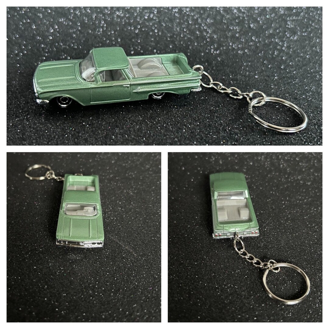 1960 Green Chevy El Camino Keychain ~ Metal MATCHBOX 1960 El Camino Key ...