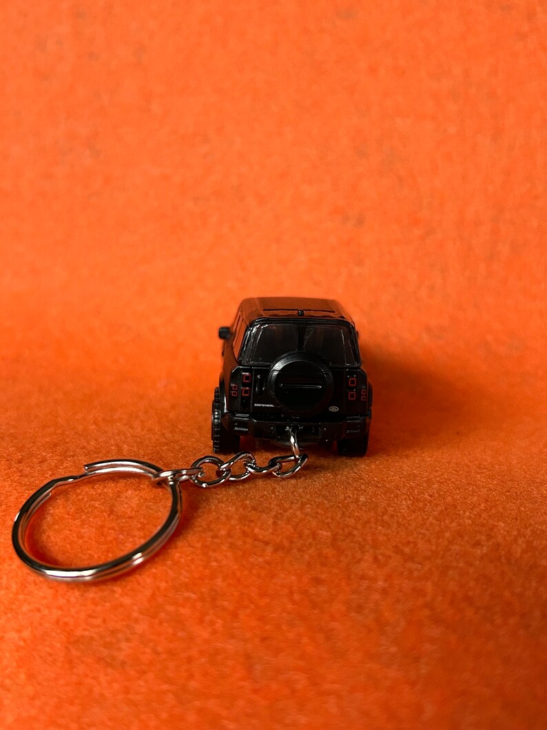Black 2020 Land Rover Defender 90 Custom Made Keychain ~ Official ...