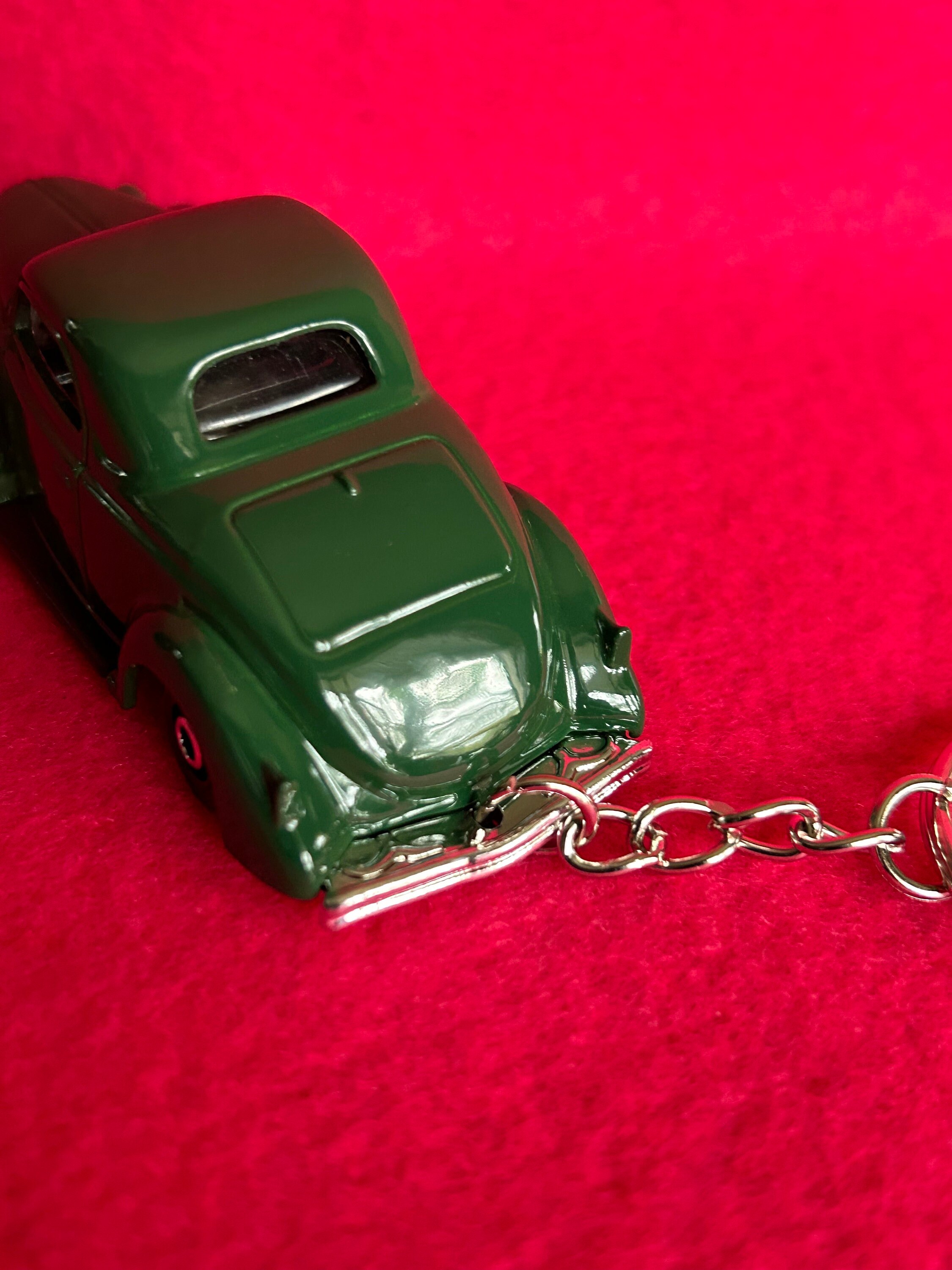 Green 1936 Ford Coupe Custom Made Keychain ~ Official MATCHBOX Upcycled ...