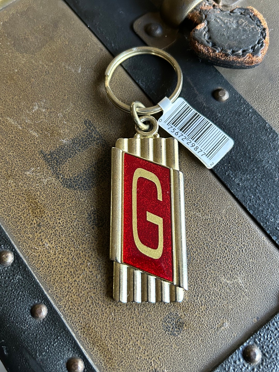 Vintage New Old School Initial g Keychain Excellent Never Used ...