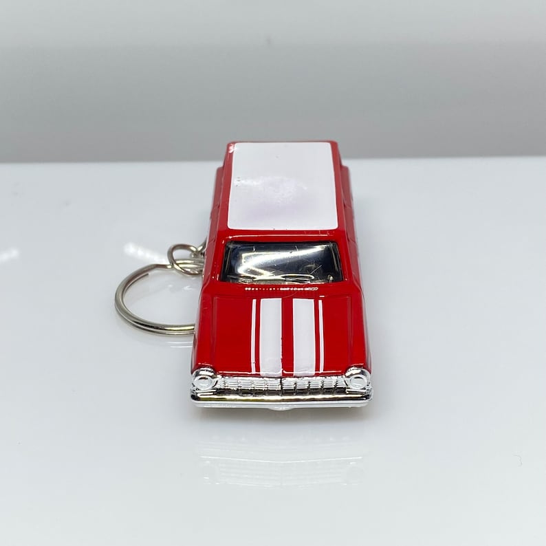 64 Chevy Nova Wagon Hot Wheels Die-cast Metal Keychain Upcycled ...