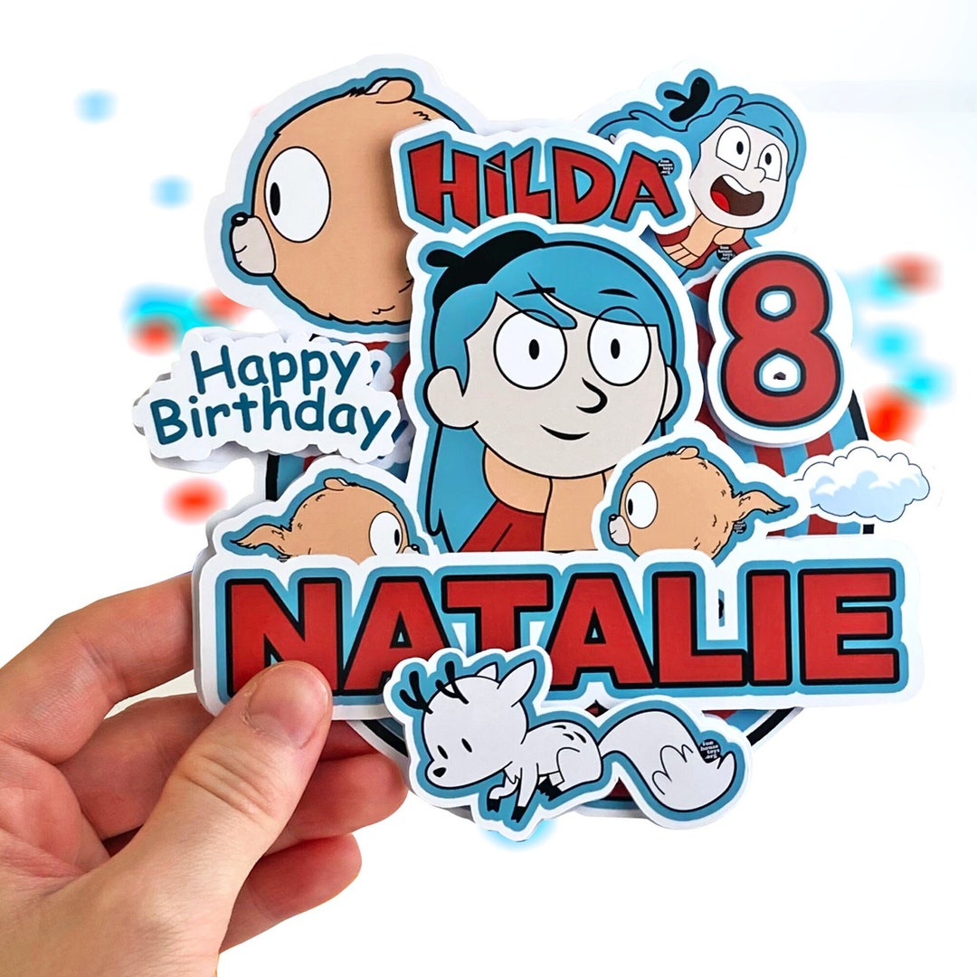 Hilda Cake Topper Scientist Birthday Party, Party Supply, Hilda Happy ...