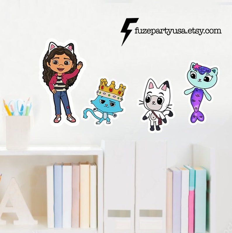 Gabby Doll House Wall Decals Sticker for Room Decor and Wall Art ...