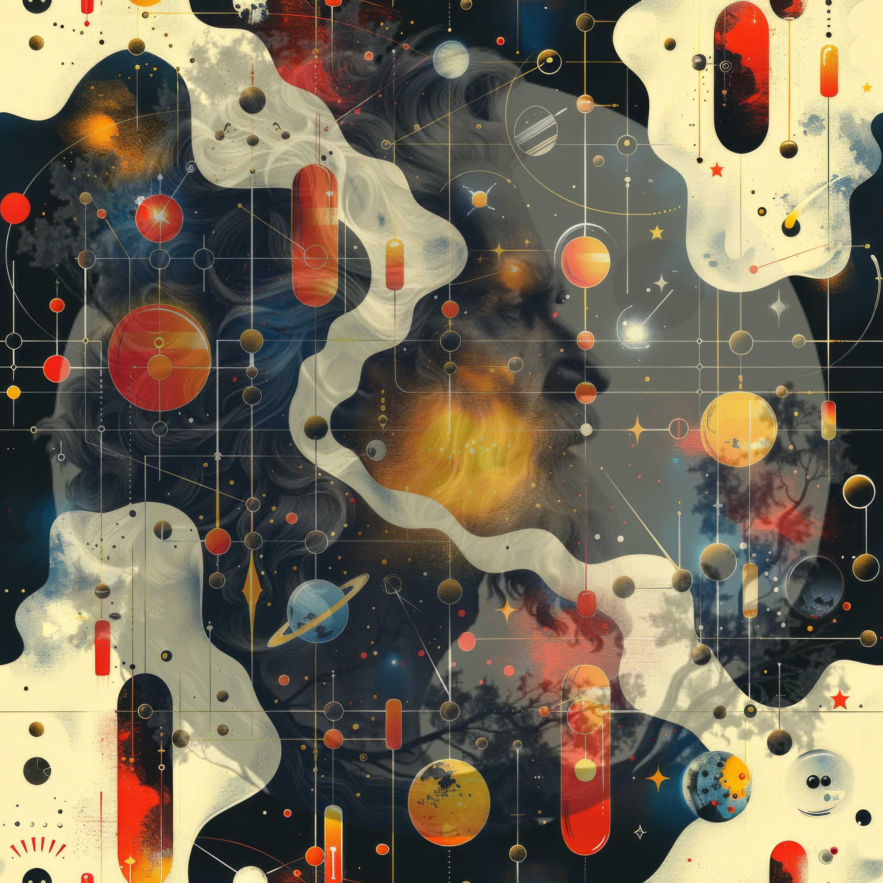 8 Seamless Science Digital Paper Design Patterns Commercial Use Allowed ...