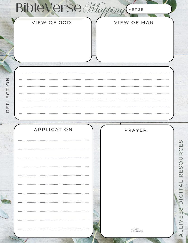 Bible Verse Mapping Journal (1) - Etsy