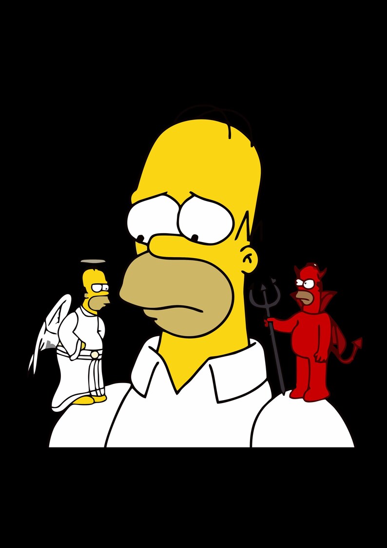 Bundle of Simpsons PNG Image + Vector Source File - Etsy