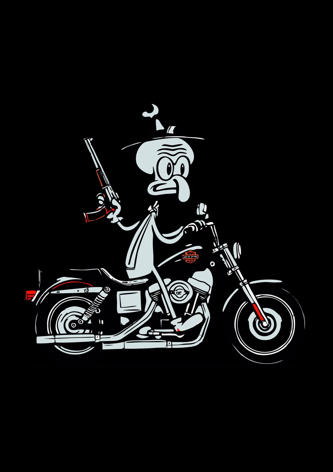 Bundle of Squidward PNG Image + Vector Source File - Etsy