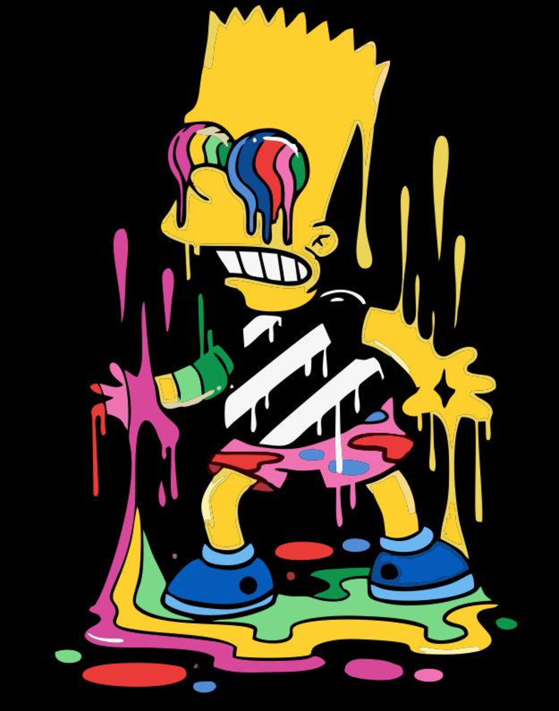 Bundle of Simpsons PNG Image + Vector Source File - Etsy