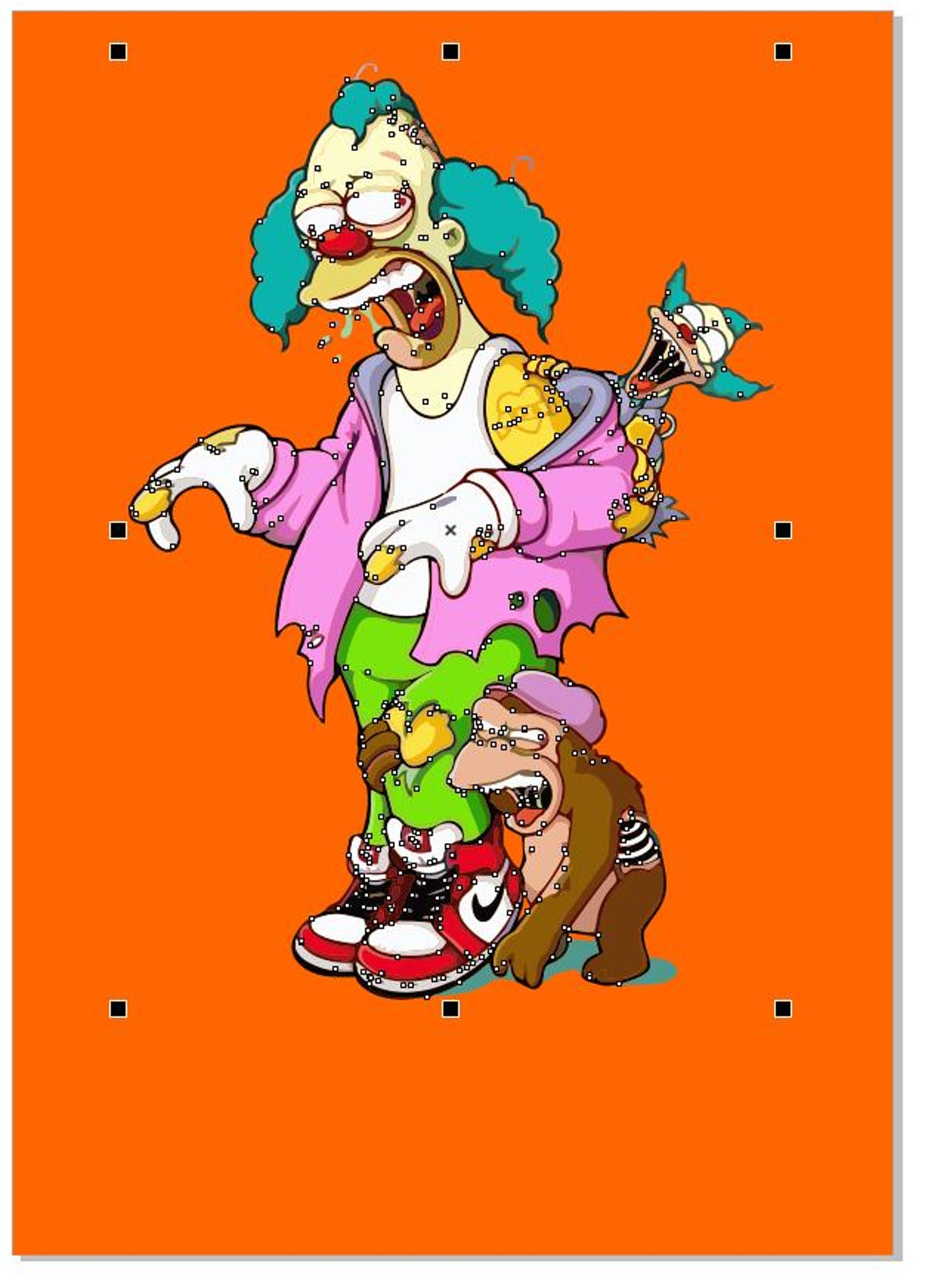 Bundle of Simpsons PNG Image + Vector Source File - Etsy