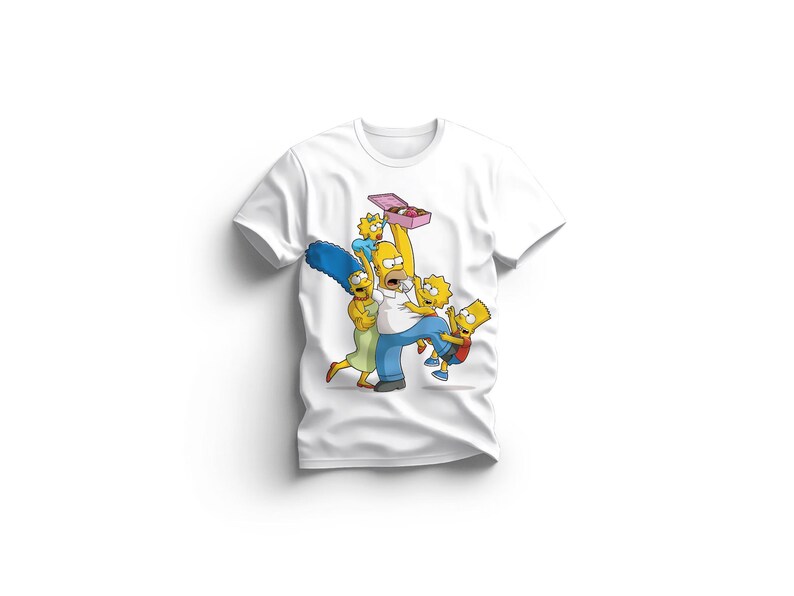 Bundle of Simpsons PNG Image + Vector Source File - Etsy