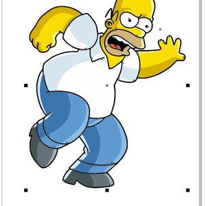 Bundle of Simpsons PNG Image + Vector Source File - Etsy