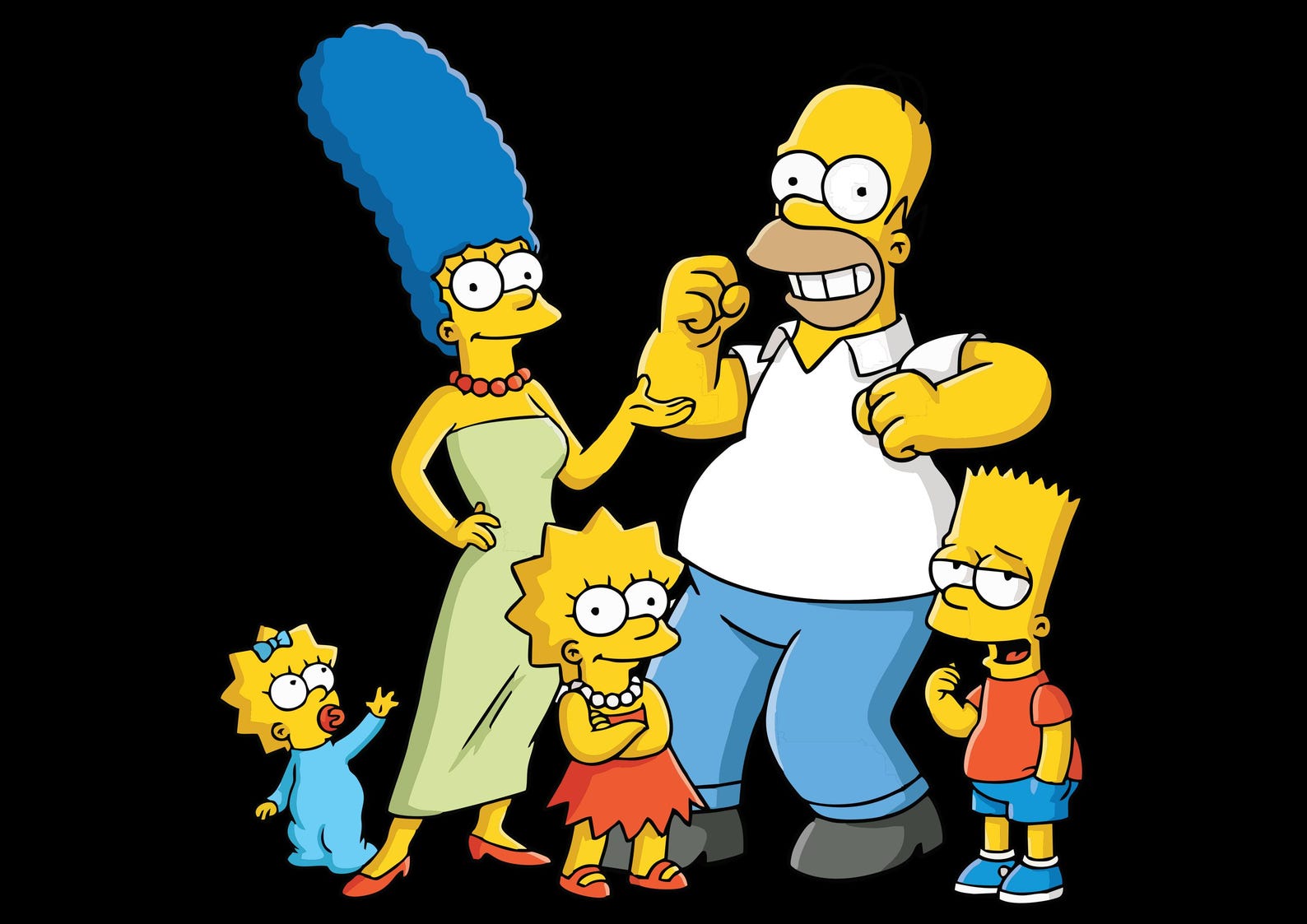 Bundle of Simpsons PNG Image + Vector Source File - Etsy