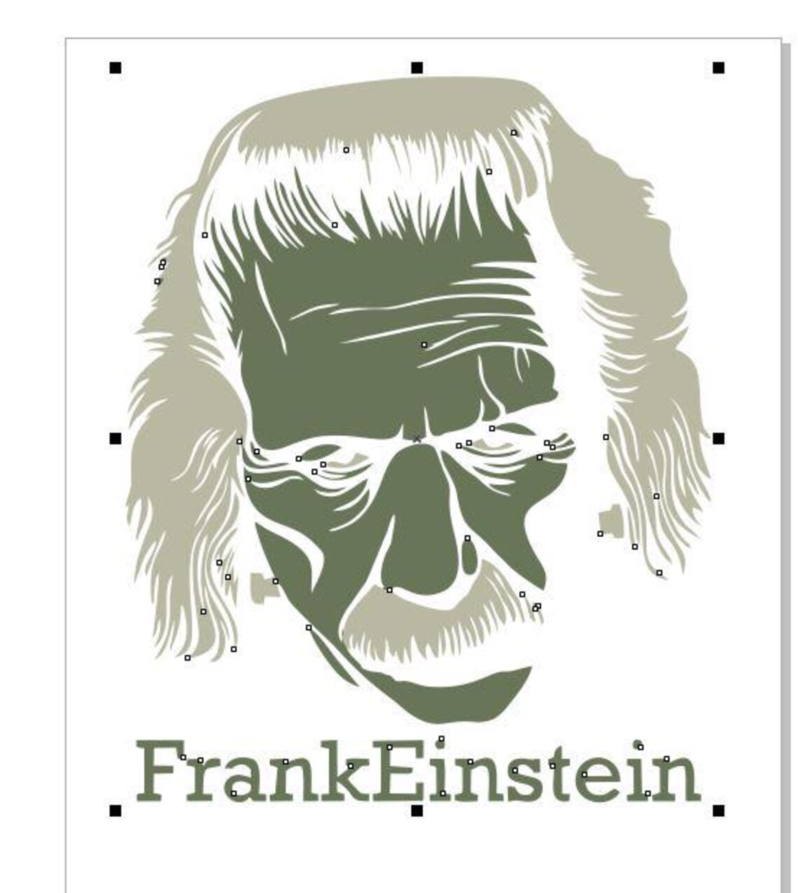 Bundle of Albert Einstein Portrait PNG Image + Vector Source File - Etsy