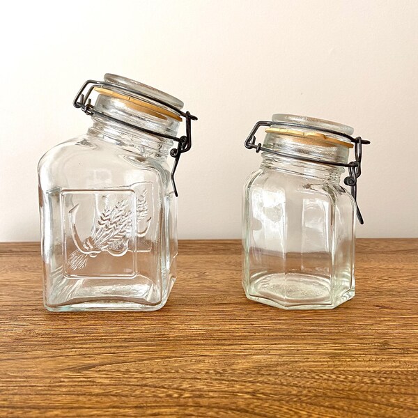 Italian Glass Jar - Etsy Australia
