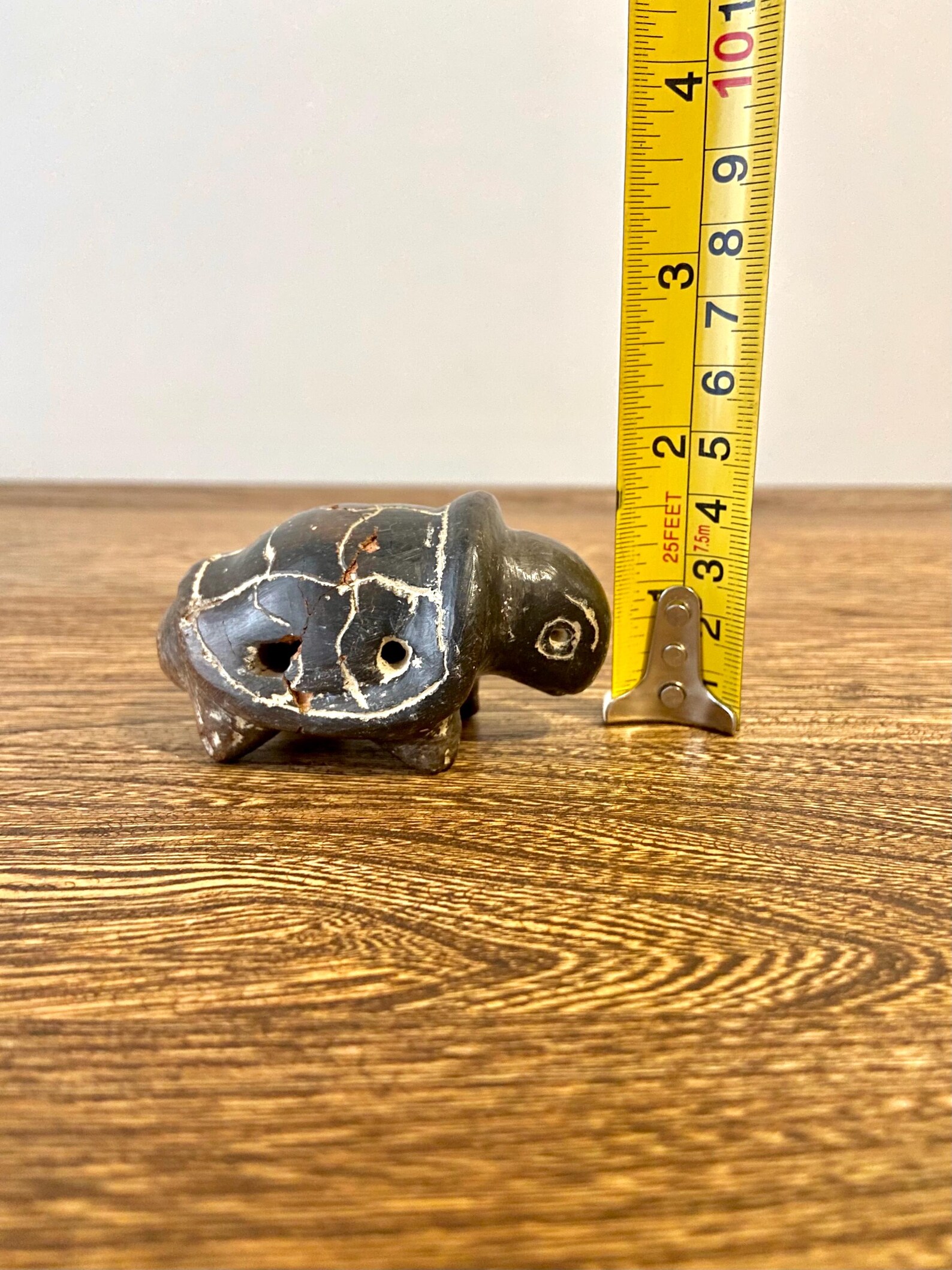 Vintage Turtle Ocarina Flute, Handcrafted Clay Wind Instrument, Tribal ...