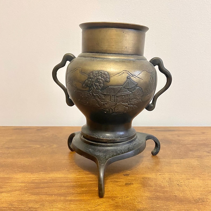 Meiji Period Bronze Vases - Etsy