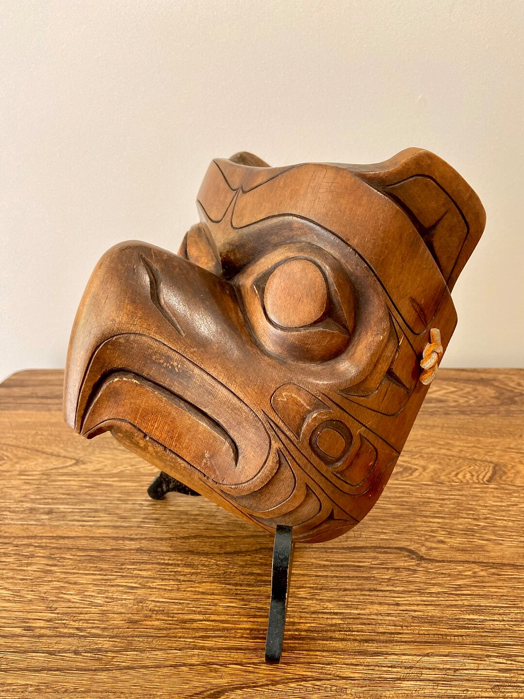 Vintage Northwest Coast Native Kwakiutl Thunderbird Cedar Mask by ...