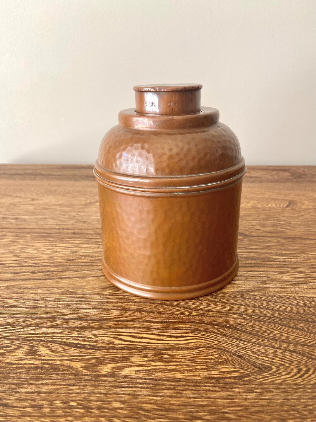 Vintage 1920s Rumidor Humidor Hammered Copper Tobacco Jar, Cigar ...