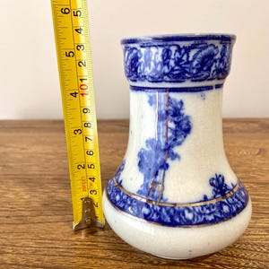 Rare Antique Copeland Late Spode Flow Blue Vase, Decorative Porcelain ...