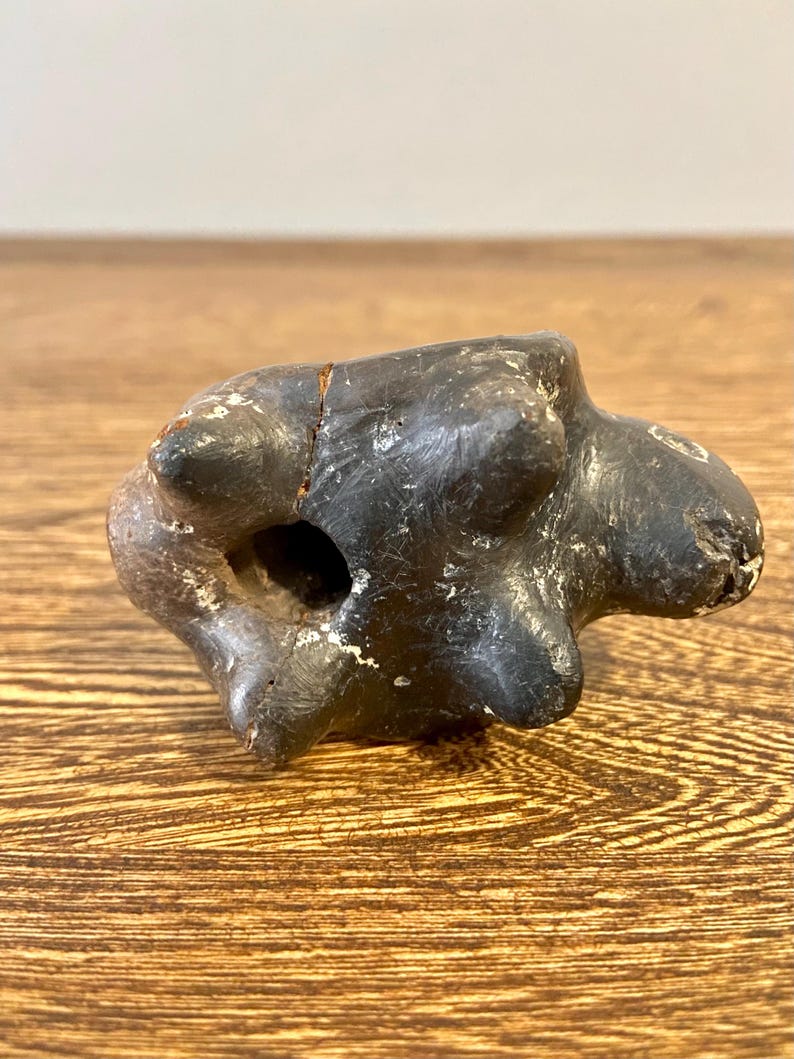 Vintage Turtle Ocarina Flute, Handcrafted Clay Wind Instrument, Tribal ...
