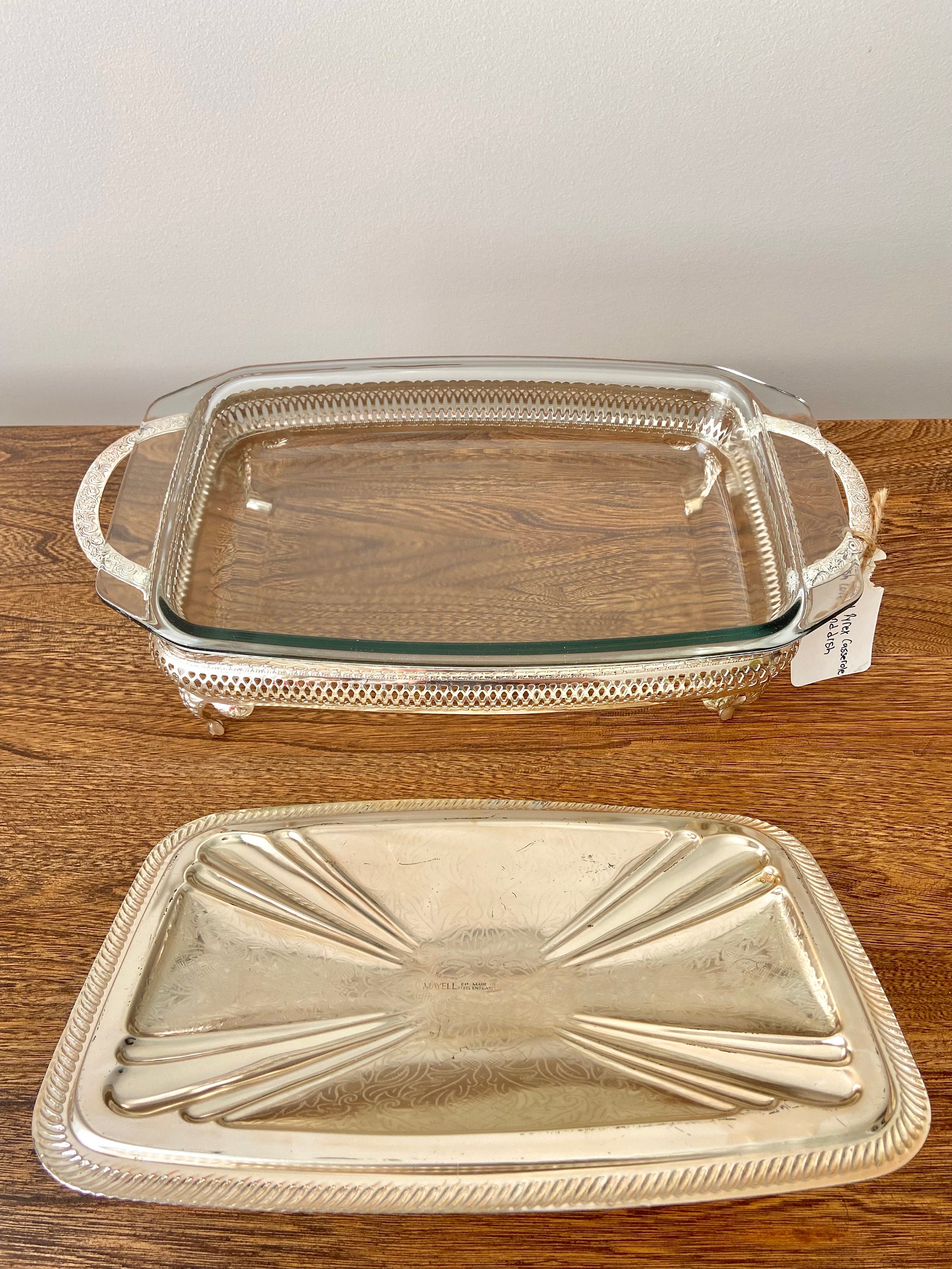 Queen Anne Oven to Table Serving Dish, Silver Plated Tableware by ...