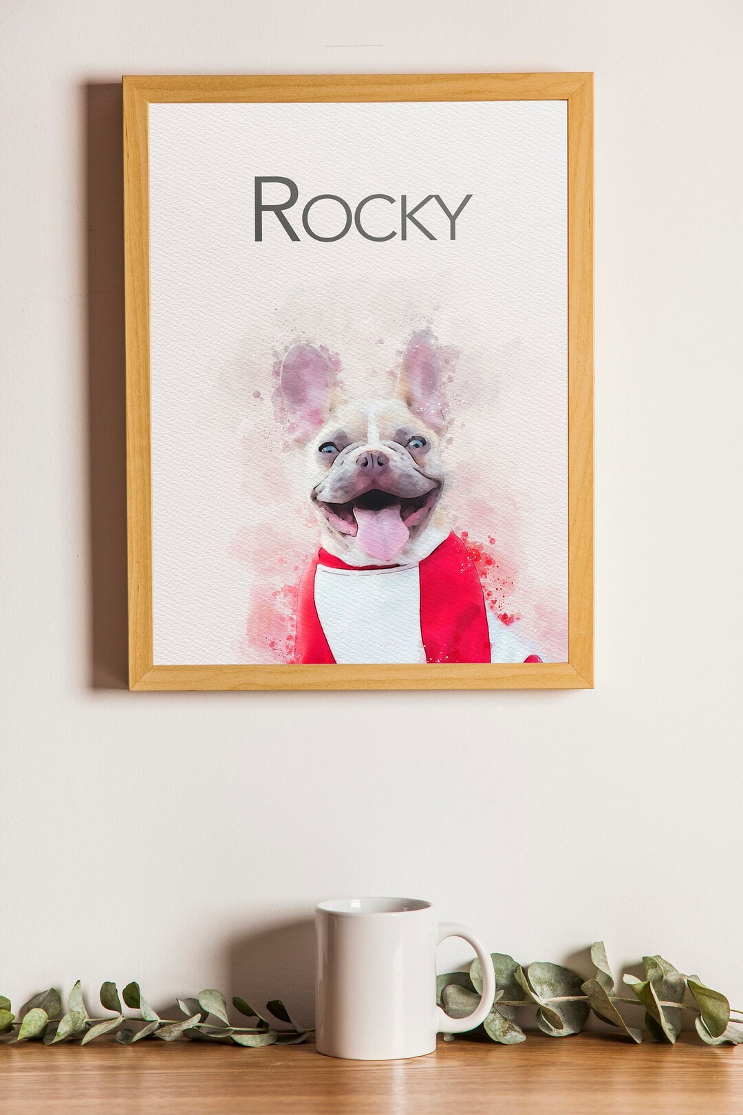 Custom Pet Watercolor Portrait Personalized Digital Artwork. High ...
