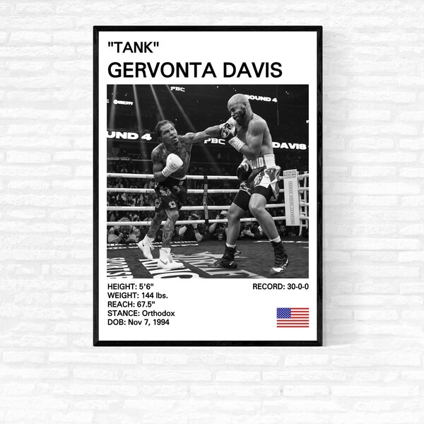 Gervonta Davis Poster - Etsy